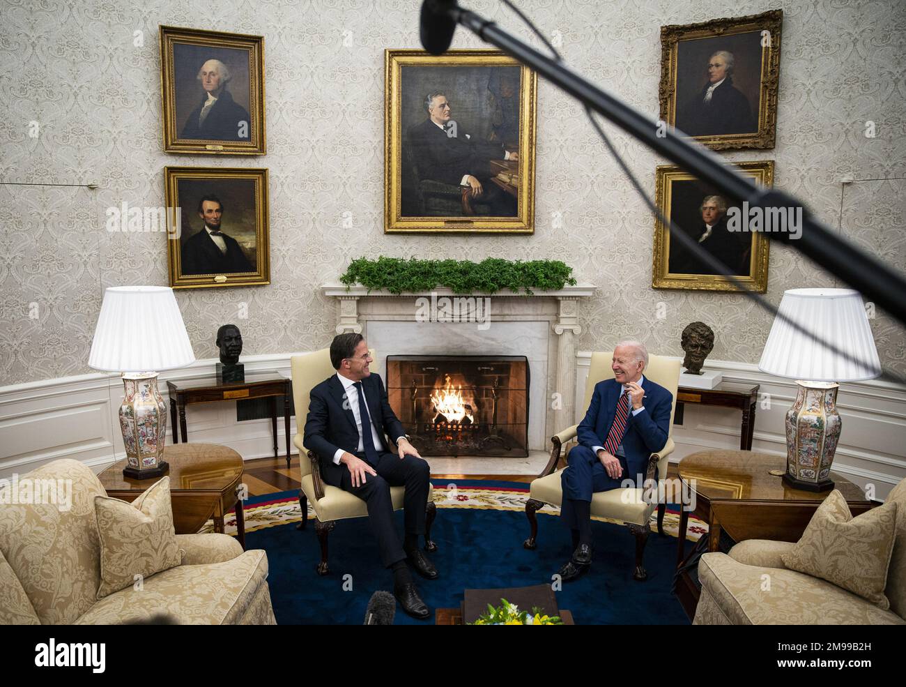 Washington, United States. 17th Jan, 2023. US President Joe Biden meets ...