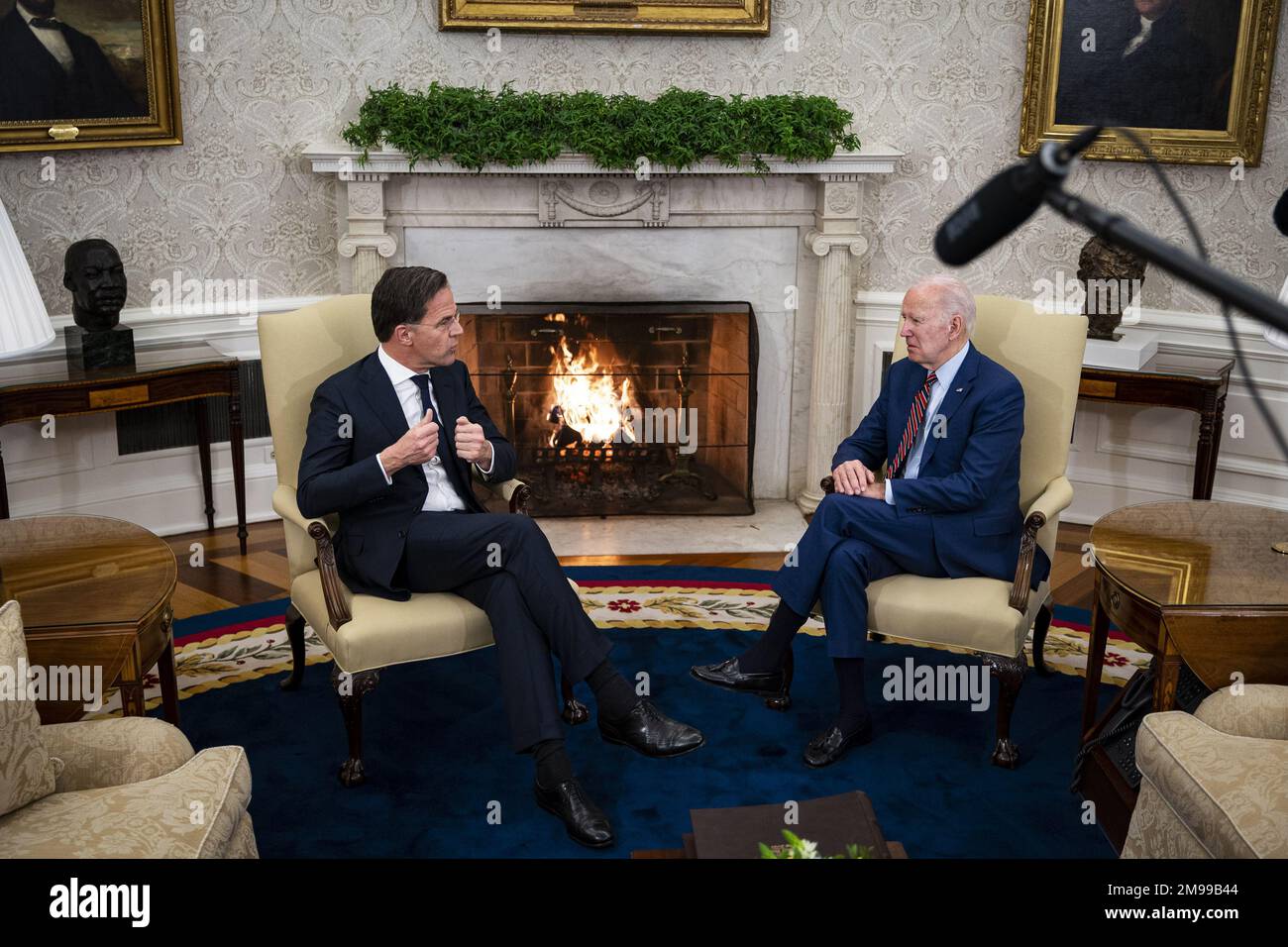 Washington, United States. 17th Jan, 2023. US President Joe Biden meets ...