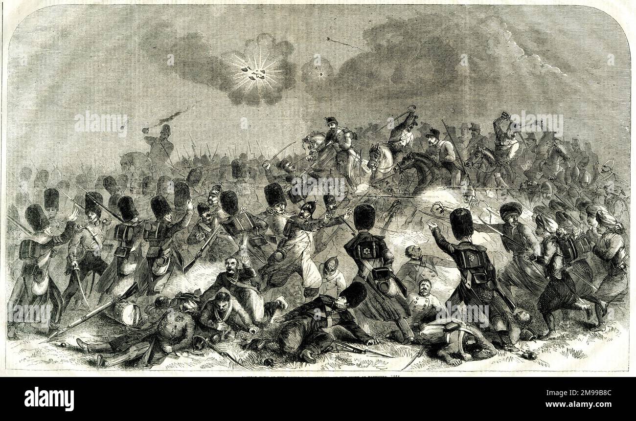 Battle of Inkerman, Crimean War, 5 November 1854 Stock Photo - Alamy