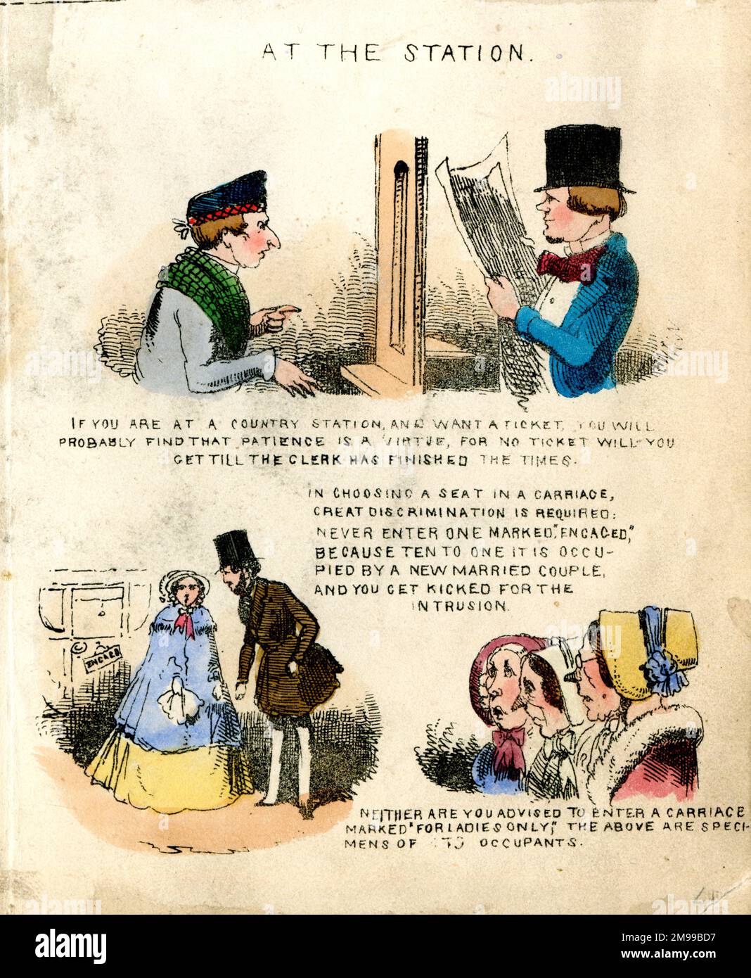 Cartoons, Hail, Rain, Steam and Speed by an Old Stoker - At the Station ...