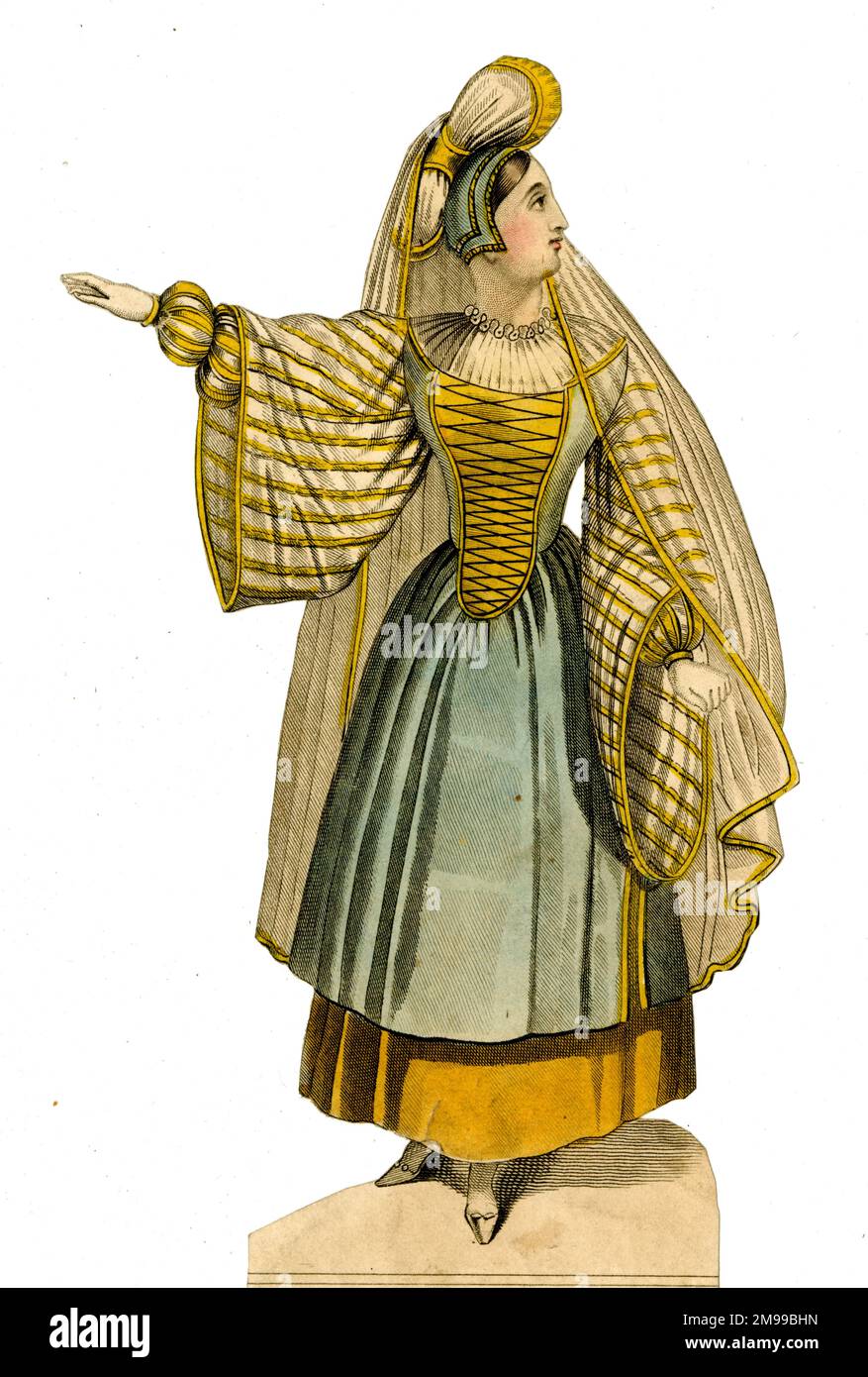 Costume - German Lady Stock Photo - Alamy