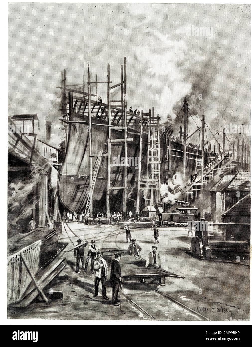 Construction naval Cut Out Stock Images & Pictures - Alamy