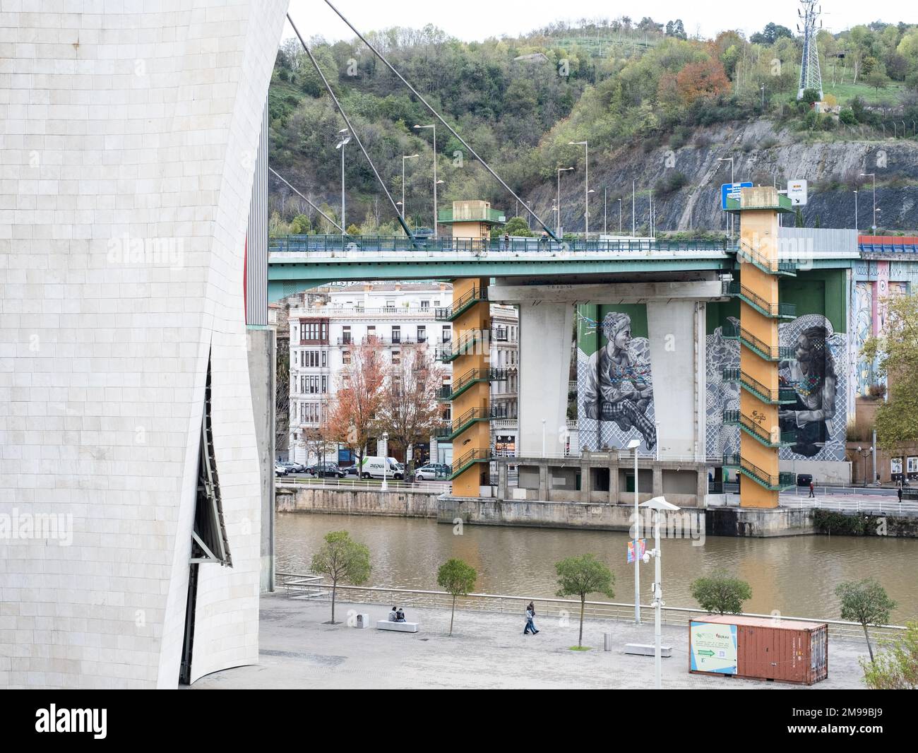 Bilbao mural hi-res stock photography and images - Alamy