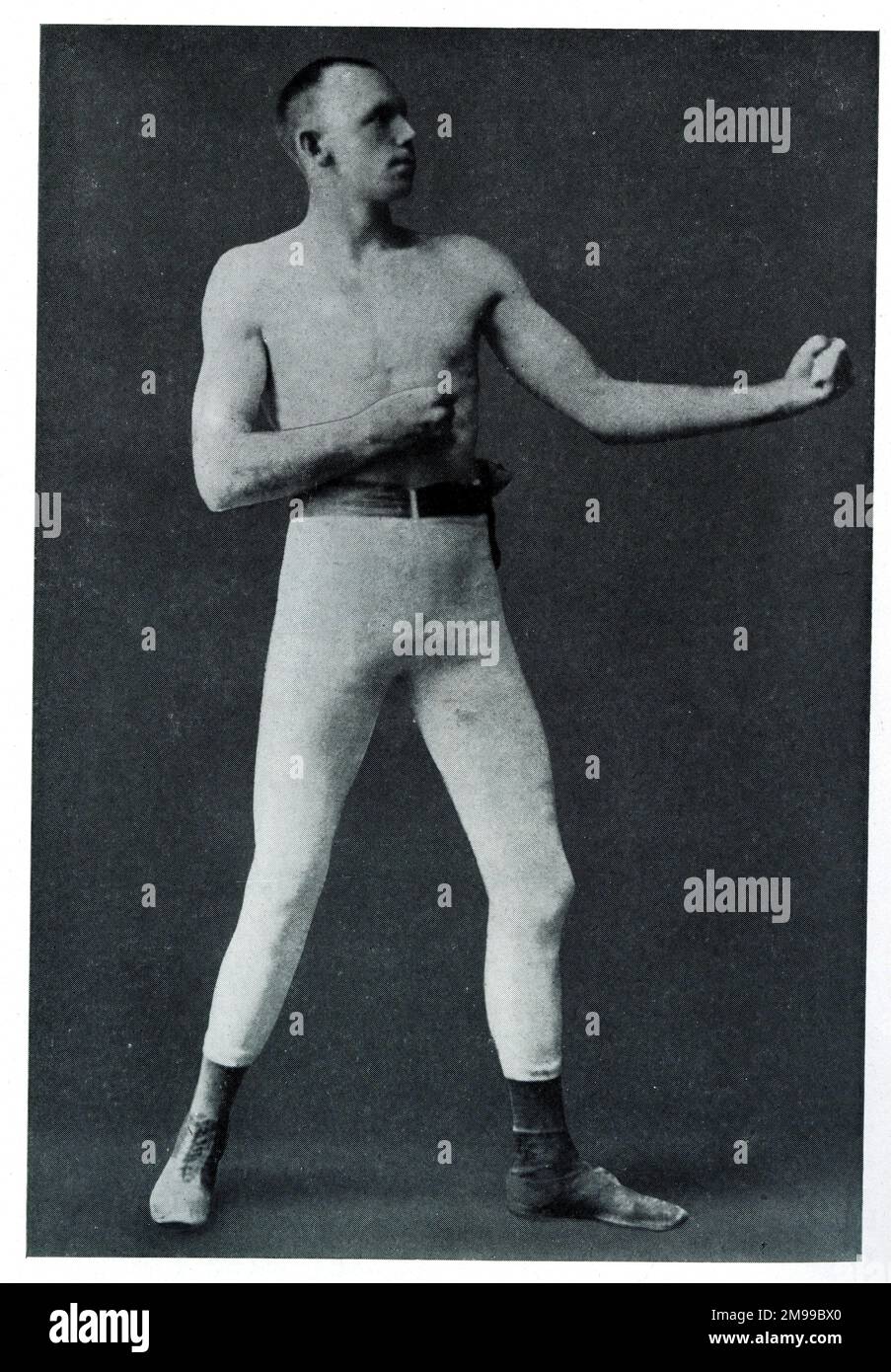 Bob (Robert James) Fitzsimmons (1863-1917), English-born World ...