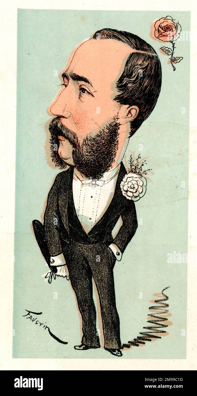 Figaro Cartoon, Cards of the Day - F B Chatterton Stock Photo - Alamy