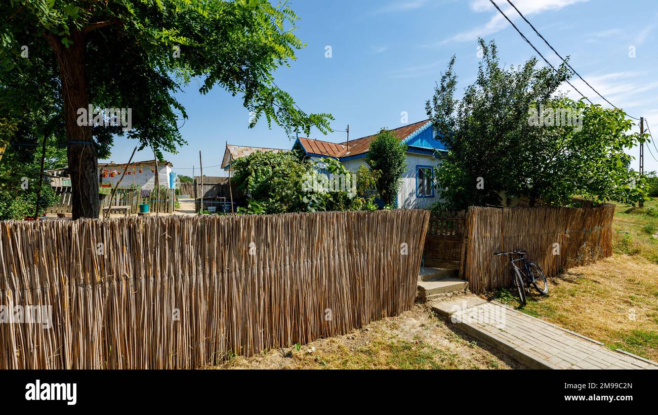 The traditional wooden houses of Mila 23 in the Danube Delta Romania ...