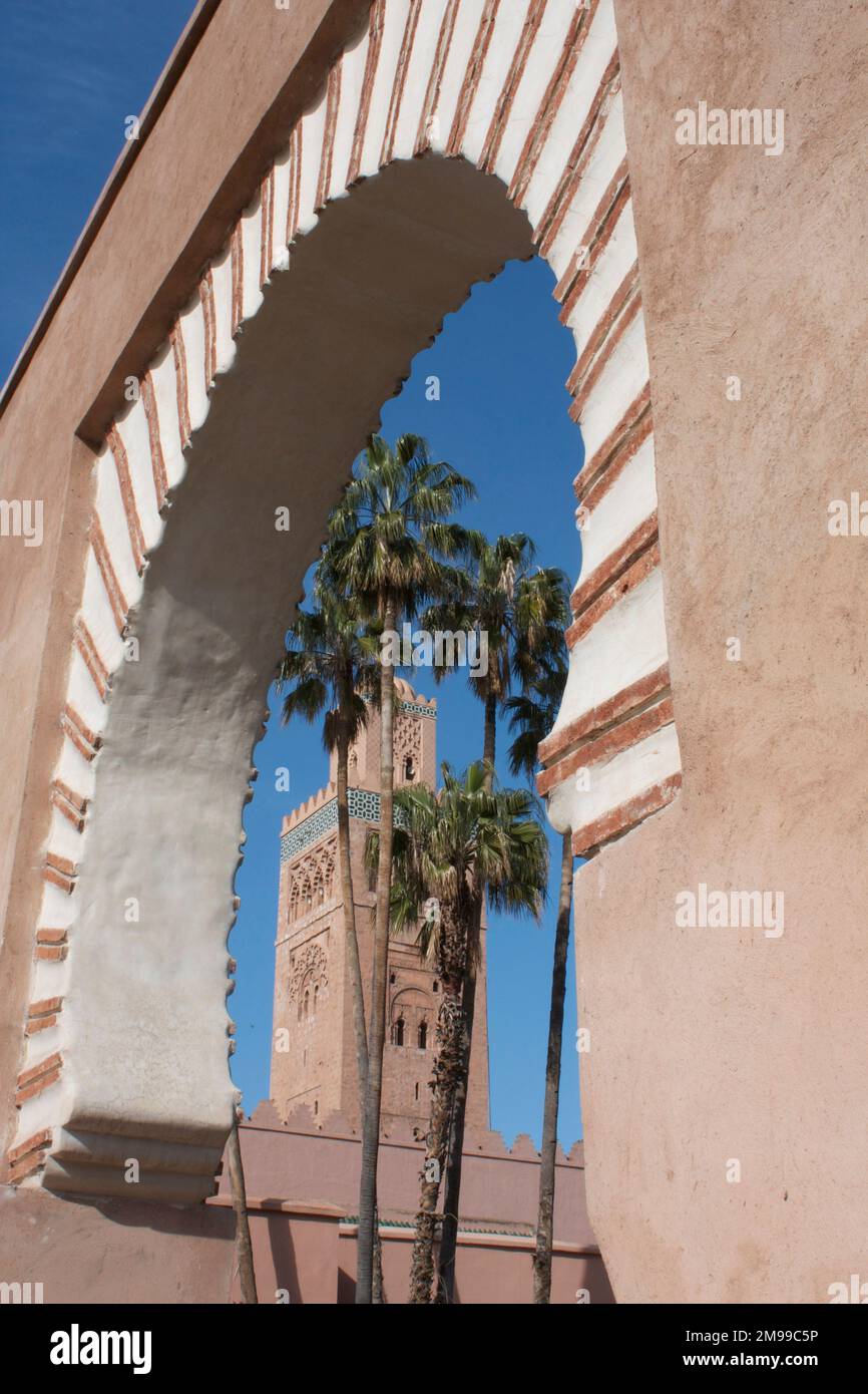 Koutoubia Mosque, Marrakech, Morocco Stock Photo - Alamy