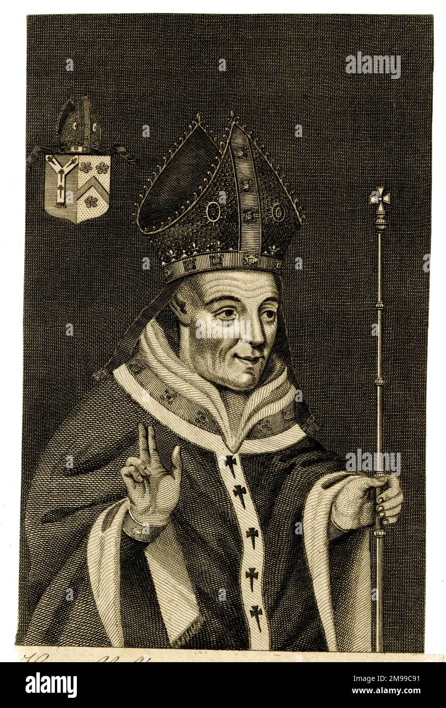 Henry Chichele or Checheley (c.1364-1443), Archbishop of Canterbury ...