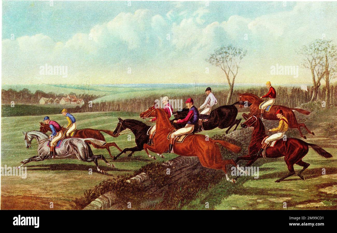 The grand national horse race hi-res stock photography and images - Alamy