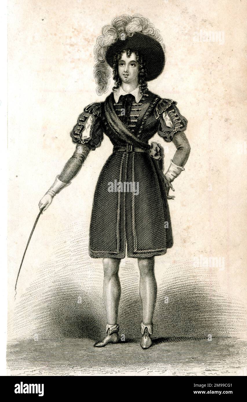 Lucia Elizabeth Vestris (1797-1856), English actress and opera singer ...