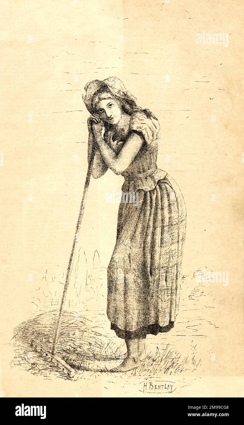 Maud Muller, the title character in a poem of 1856 by John Greenleaf ...