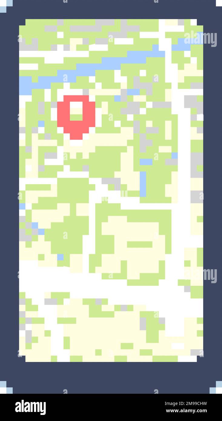 Smartphone map app.Vector illustration that is easy to edit Stock ...