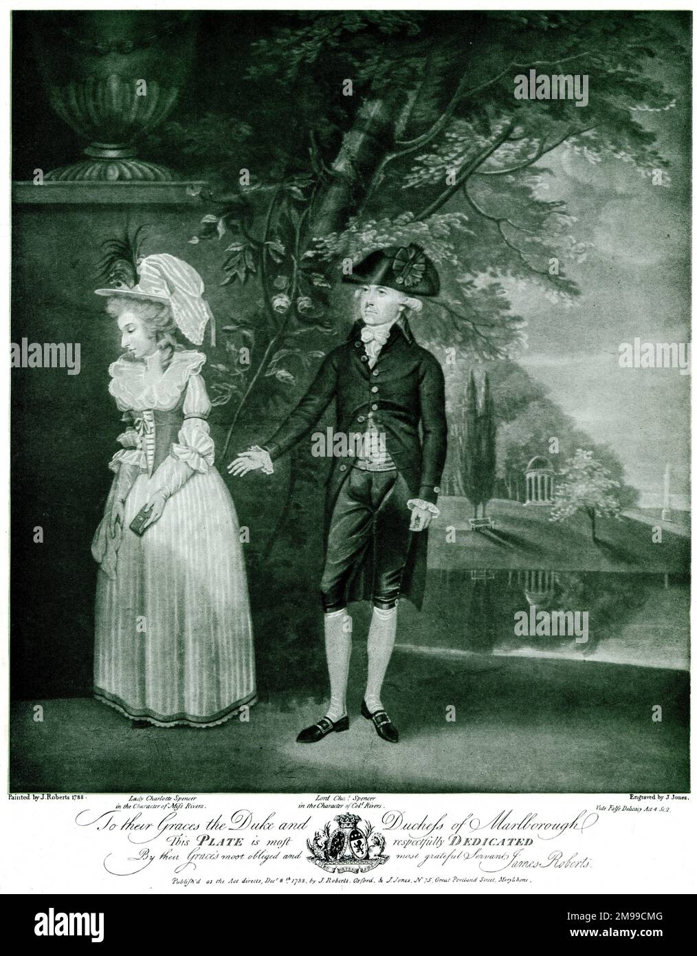 Noblity in Costume - Lady Charlotte Spencer as Miss Rivers, Lord ...