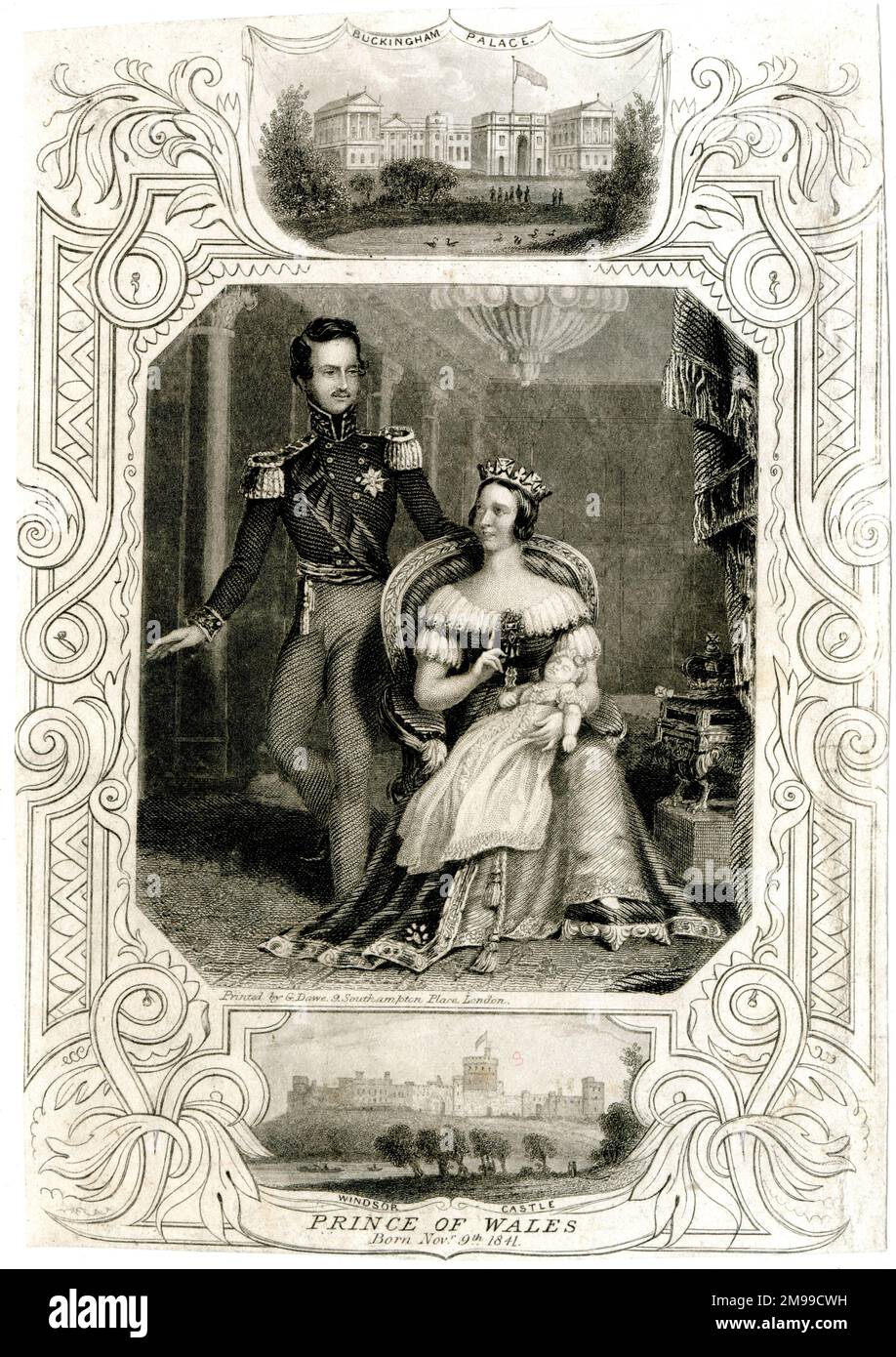Queen Victoria and Prince Albert - birth of Edward, Prince of Wales ...