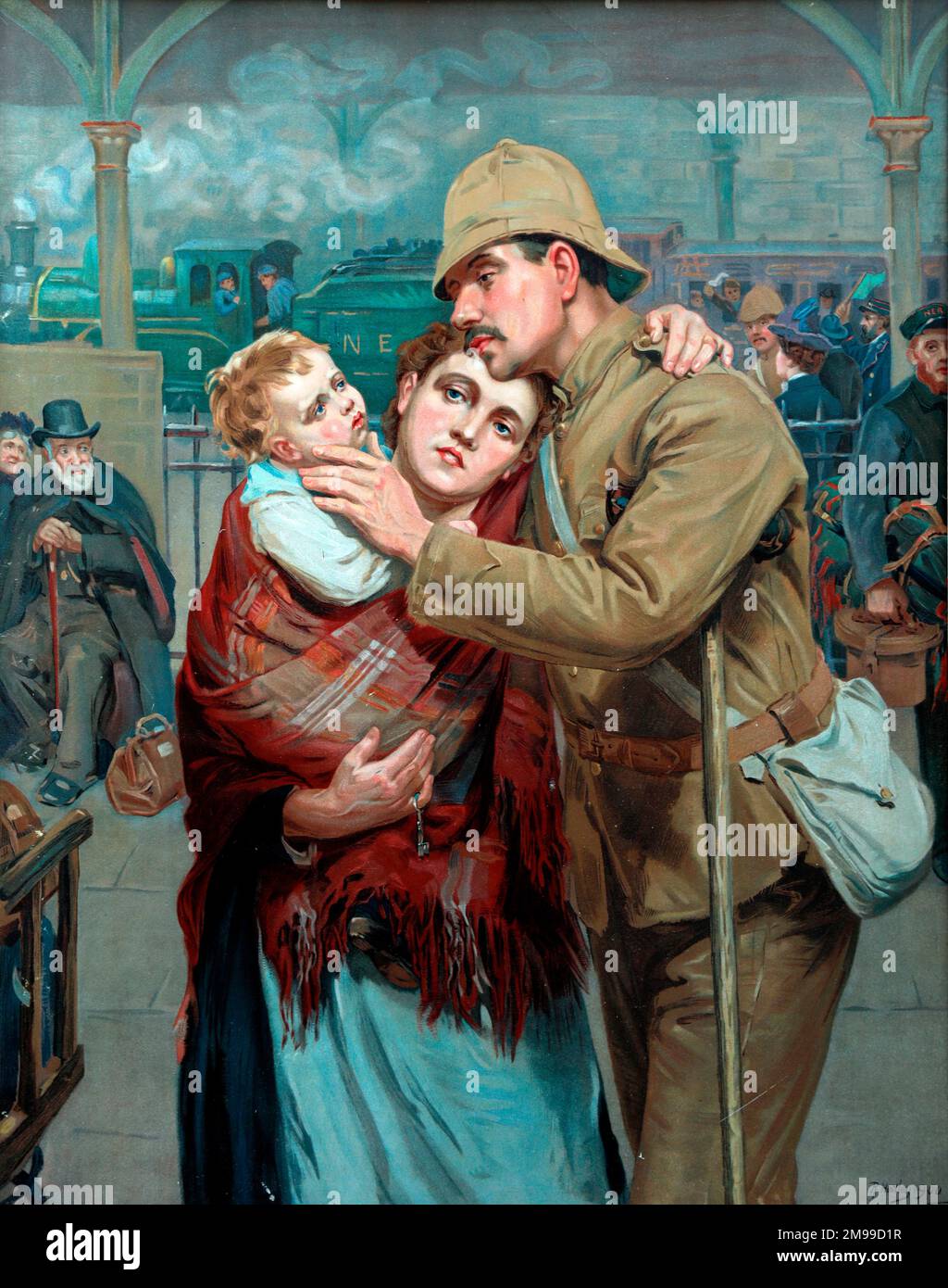 A colour illustration from The Illustrated London News portraying a ...