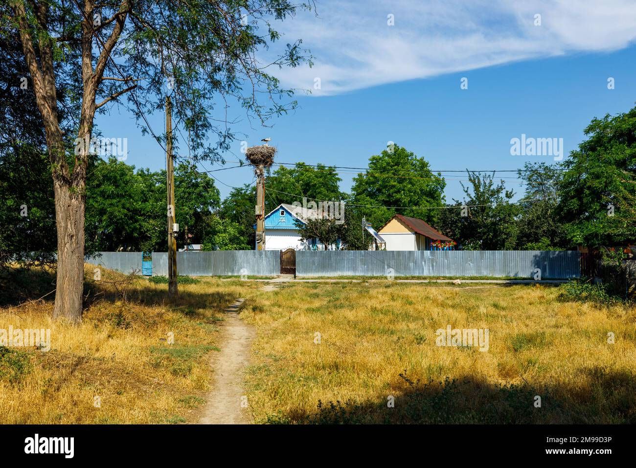 The traditional wooden houses of Mila 23 in the Danube Delta Romania ...
