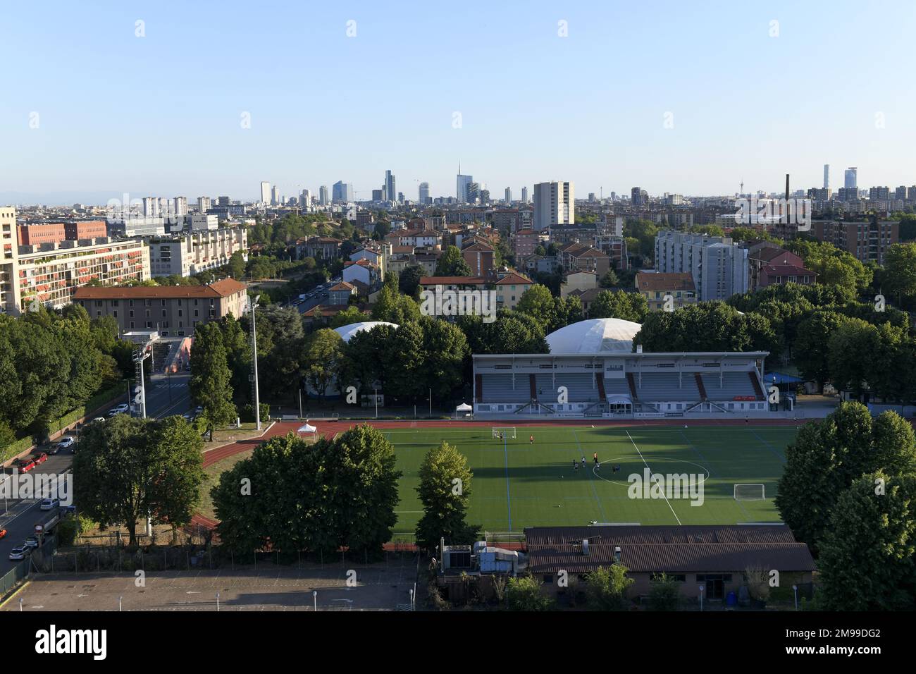 Stadium football field top view hi-res stock photography and images - Alamy