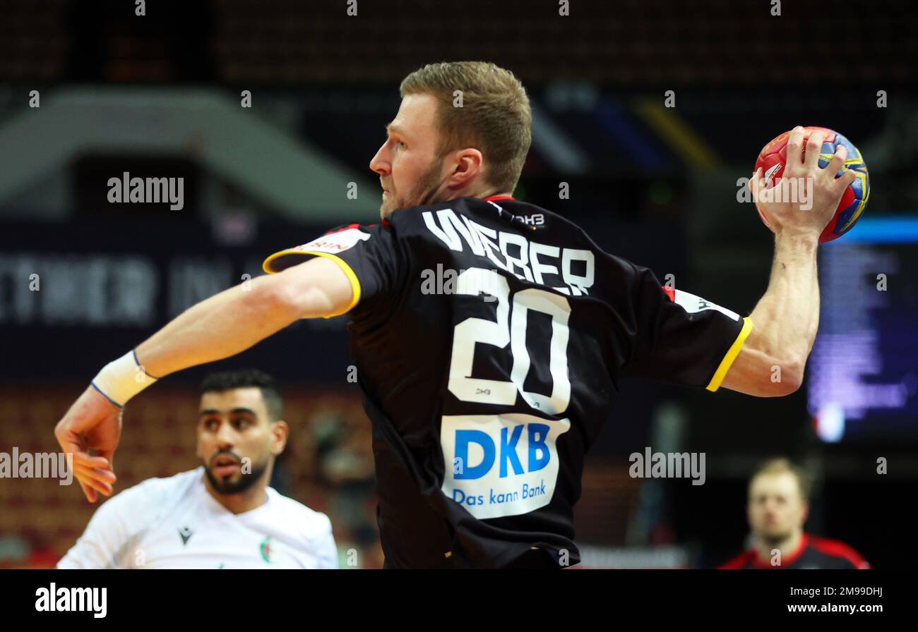 Kattowitz, Poland. 17th Jan, 2023. Handball: World Cup, Algeria ...
