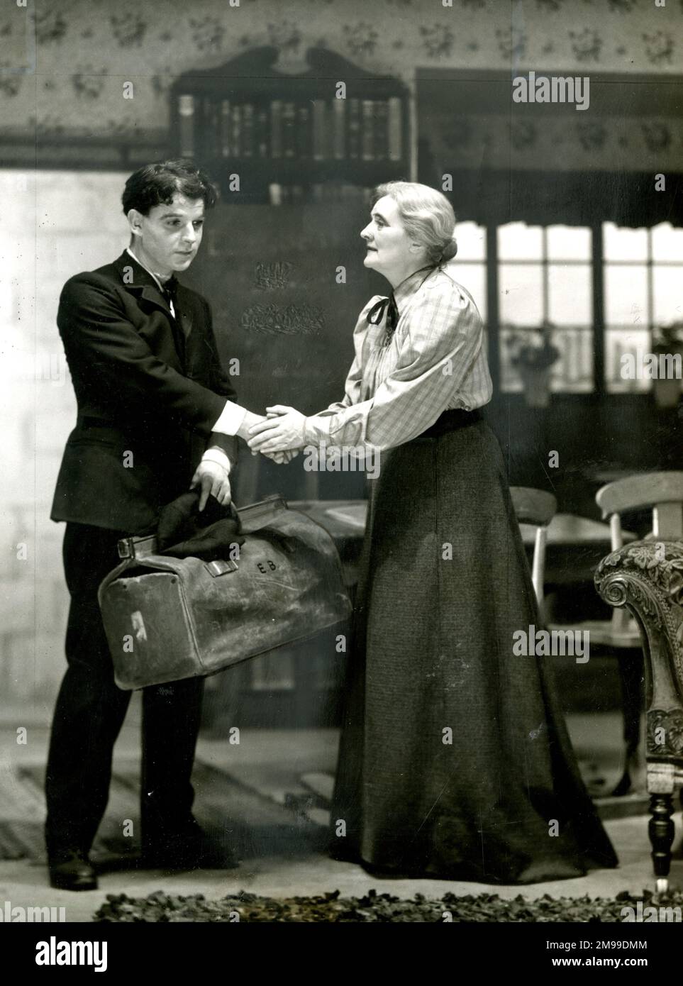 Sybil Thorndike and Emlyn Williams in The Corn is Green at the Duchess ...