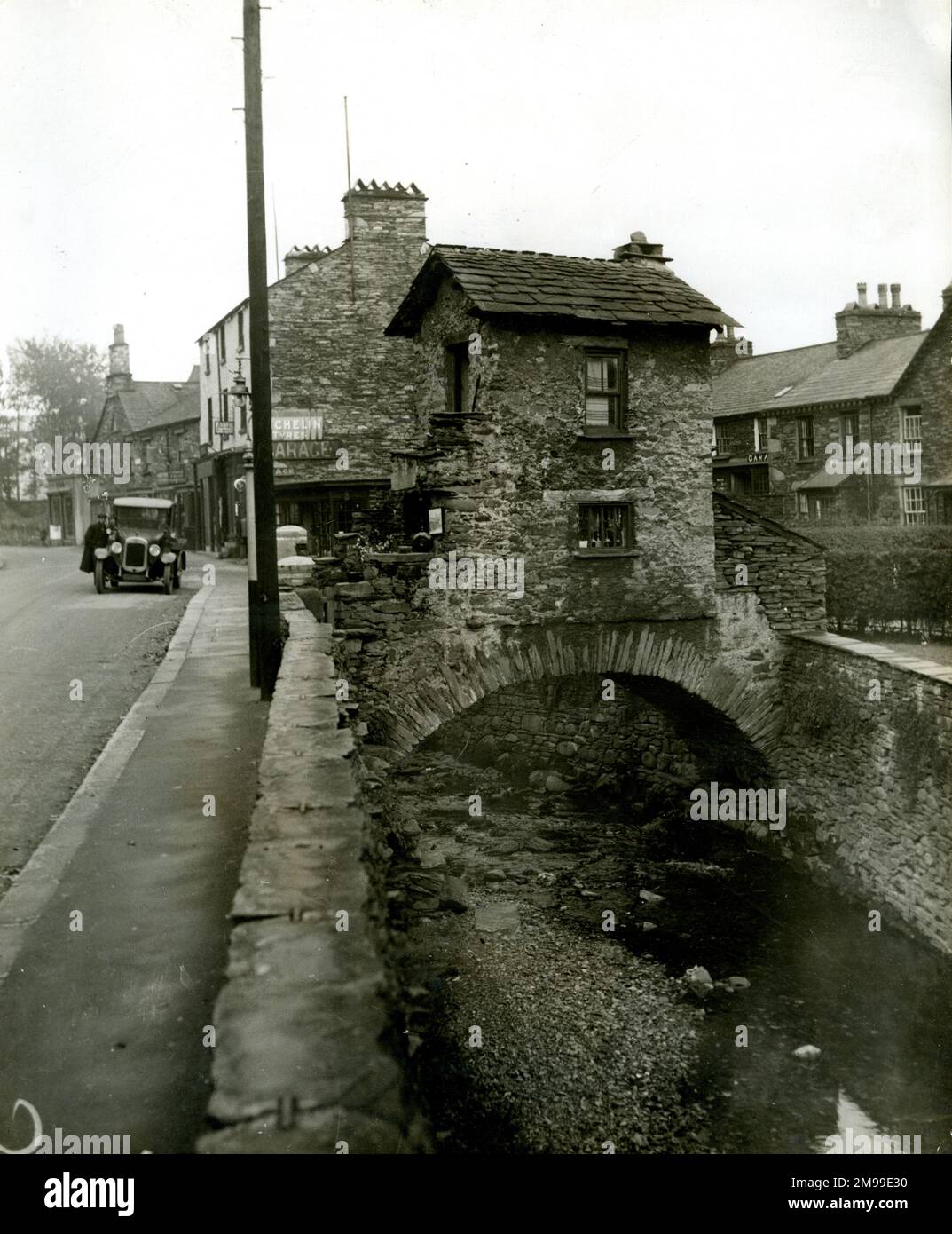 The Old Bridge House, Ambleside, Cumbria, October 1933 Stock Photo - Alamy