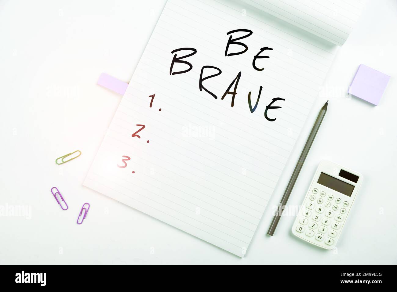 Writing displaying text Be Brave, Business approach ready to face and ...