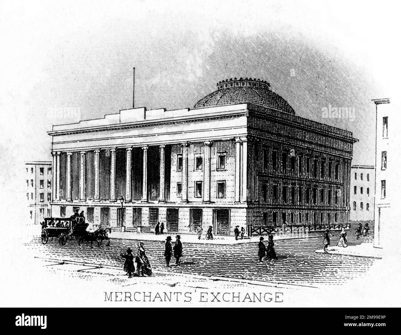Merchants Hall or Exchange, New York City, USA Stock Photo - Alamy