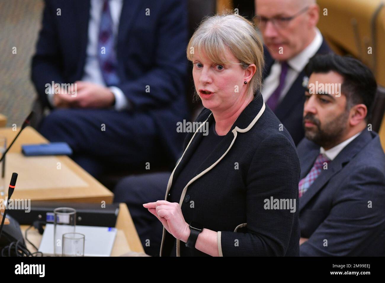 Edinburgh Scotland, UK 17 January 2023. Shona Robison at the Scottish ...