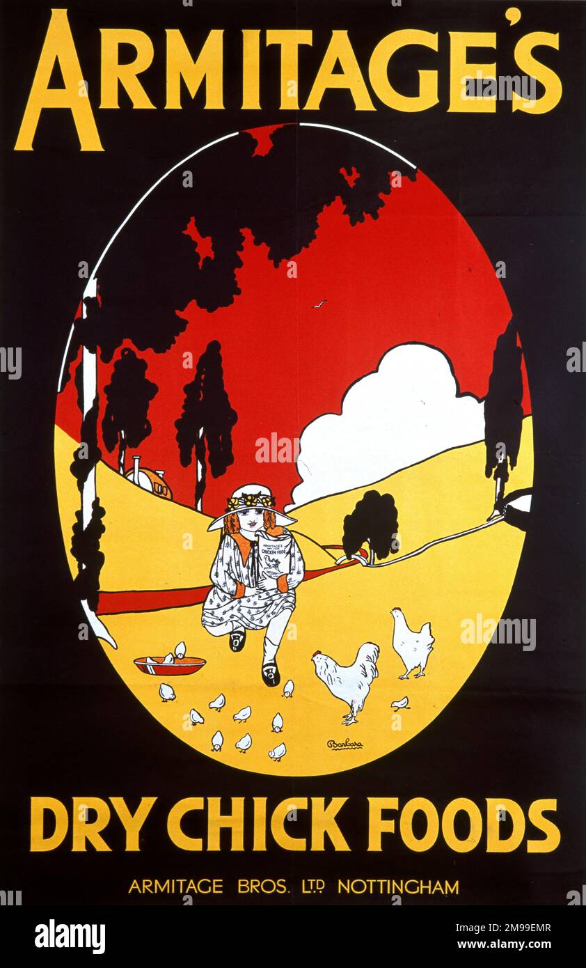 Poster, Armitage's Dry Chick Foods Stock Photo - Alamy