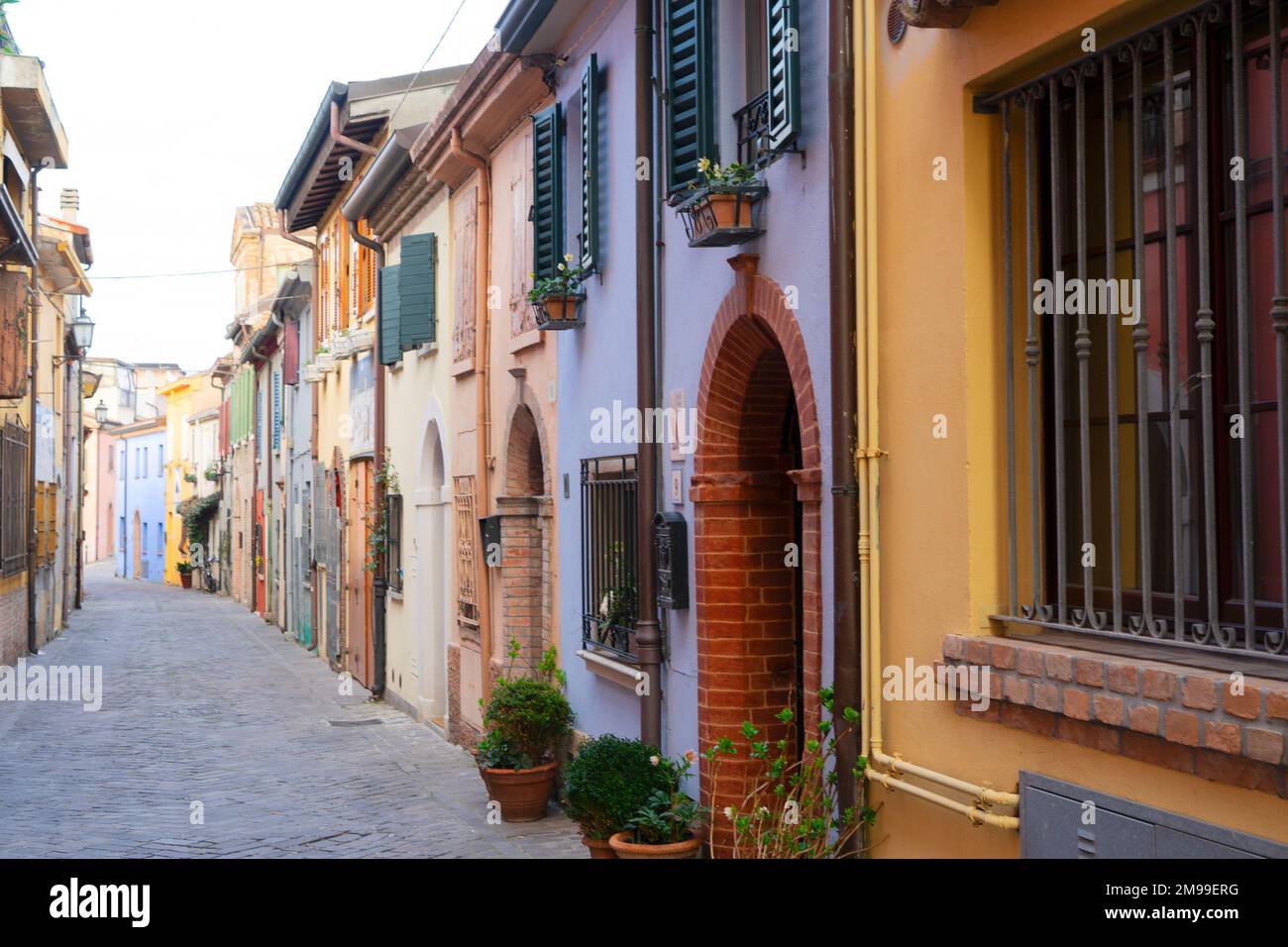 old town of Rimini, Italy Stock Photo - Alamy