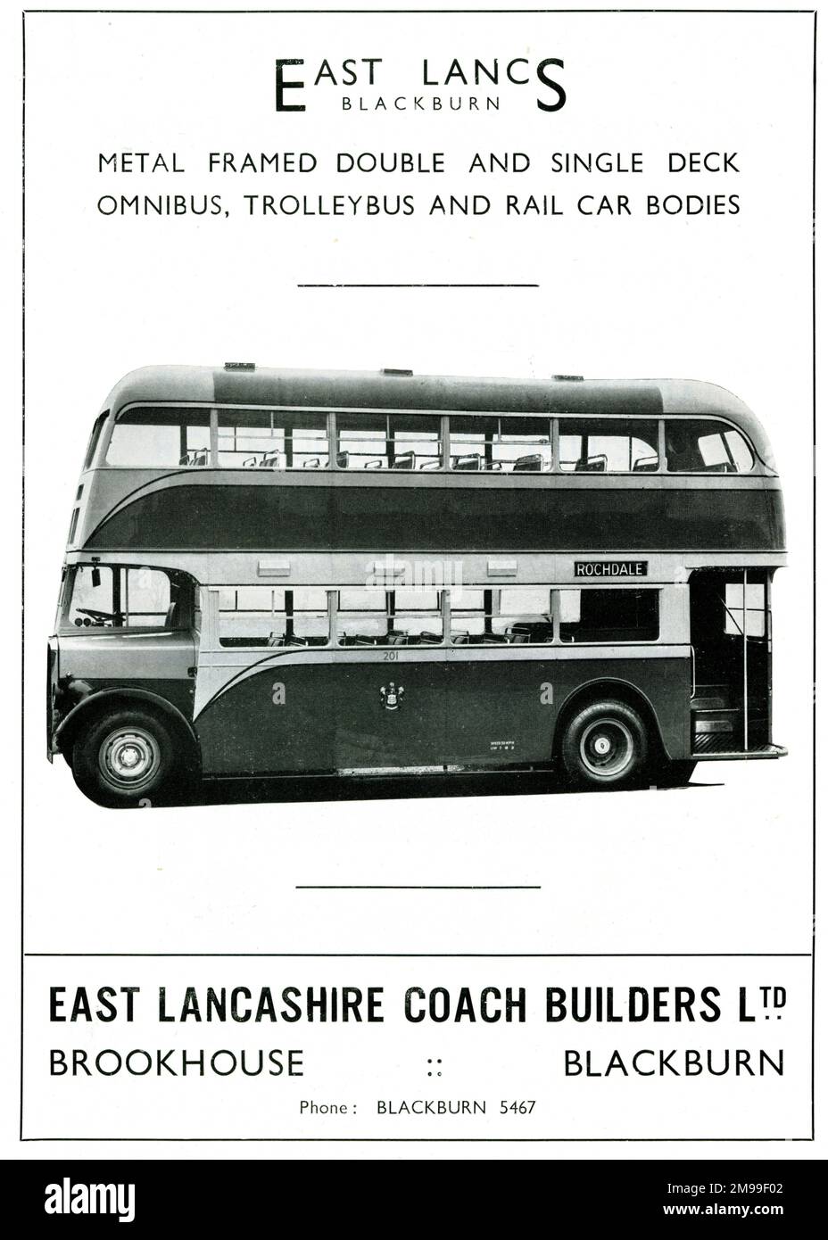 Double Decker Bus by East Lancashire Coach Builders, Blackburn Stock ...