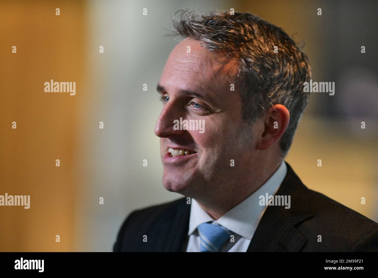 Edinburgh Scotland, UK 17 January 2023. Alex Cole-Hamilton at the ...