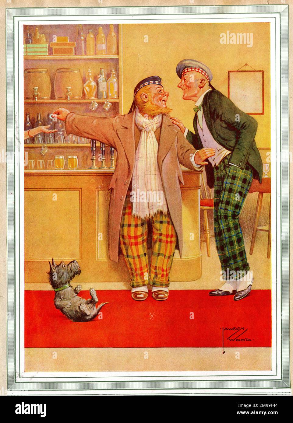 The 'Double Scotch' Man's Dream Stock Photo - Alamy