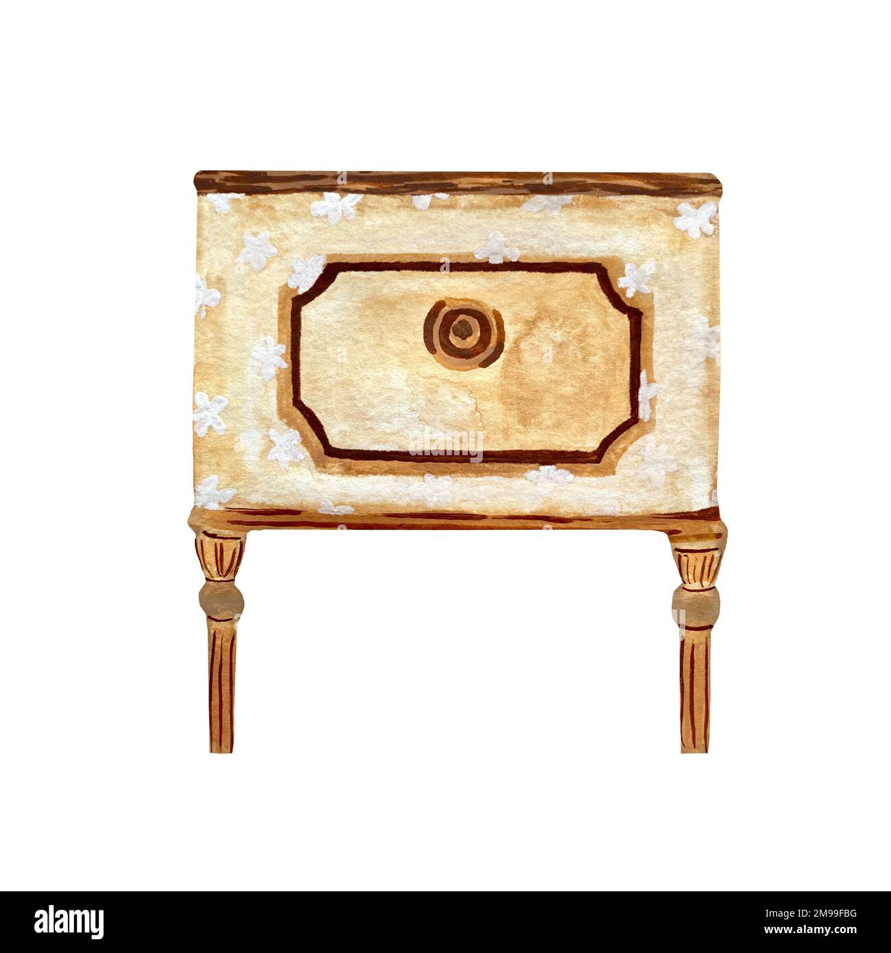 Retro wood bureau hi-res stock photography and images - Alamy