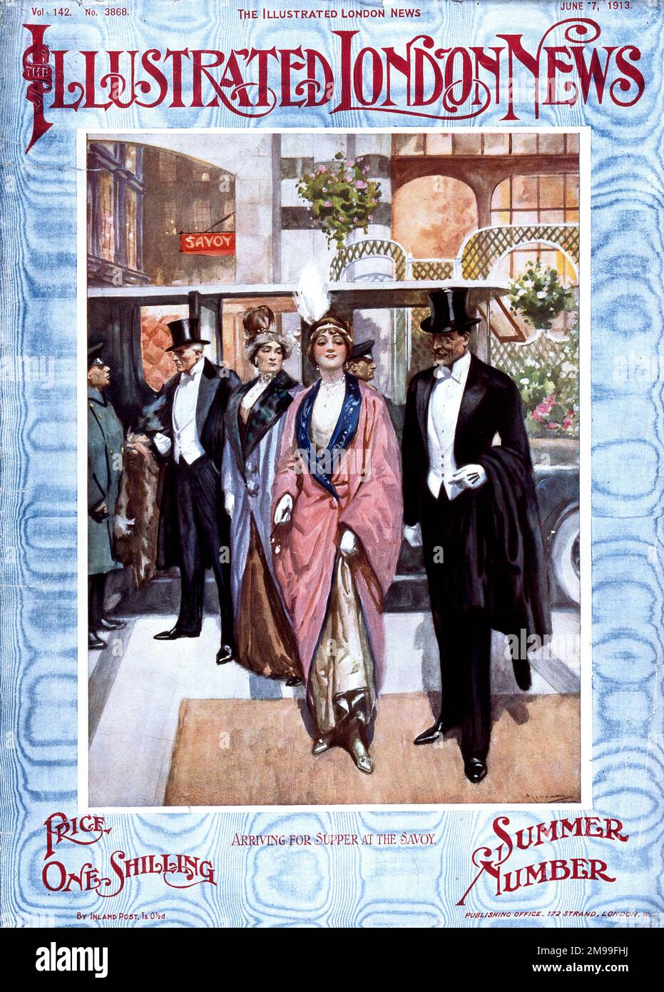 Front cover, The Illustrated London News, Summer Number 1913 Stock ...
