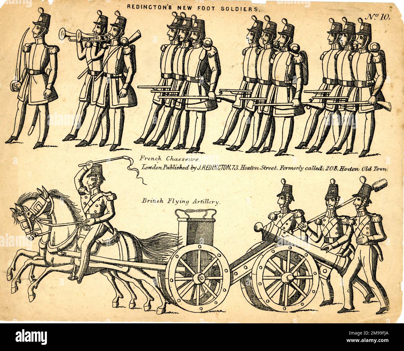 Toy Theatre, New Foot Soldiers, French Chasseurs and British Flying ...