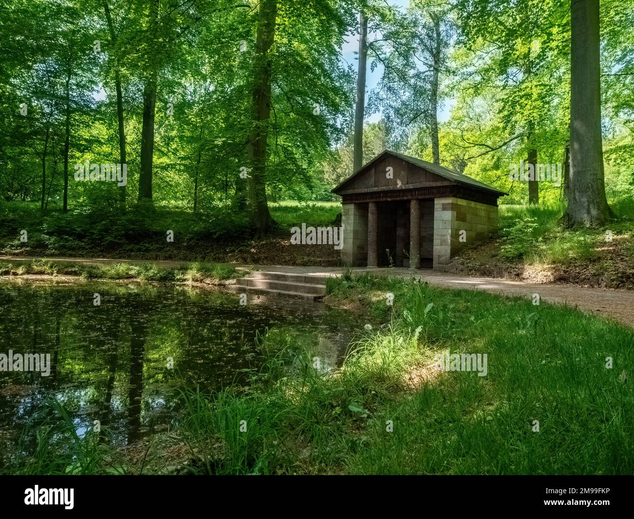 castle grosskochberg thuringia garden nature germany tourism Stock ...