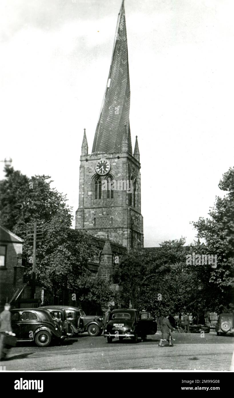 Church of St Mary and All Saints, Chesterfield, Derbyshire -- the ...