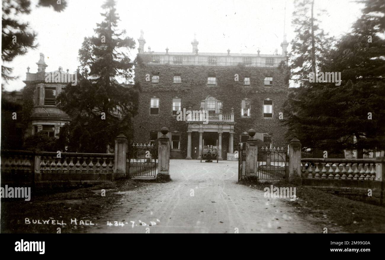 Bulwell Hall, Nottingham (demolished in 1958 Stock Photo - Alamy