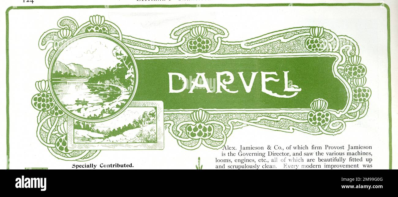 Design, Darvel (Dervel), East Ayrshire, Scotland Stock Photo - Alamy