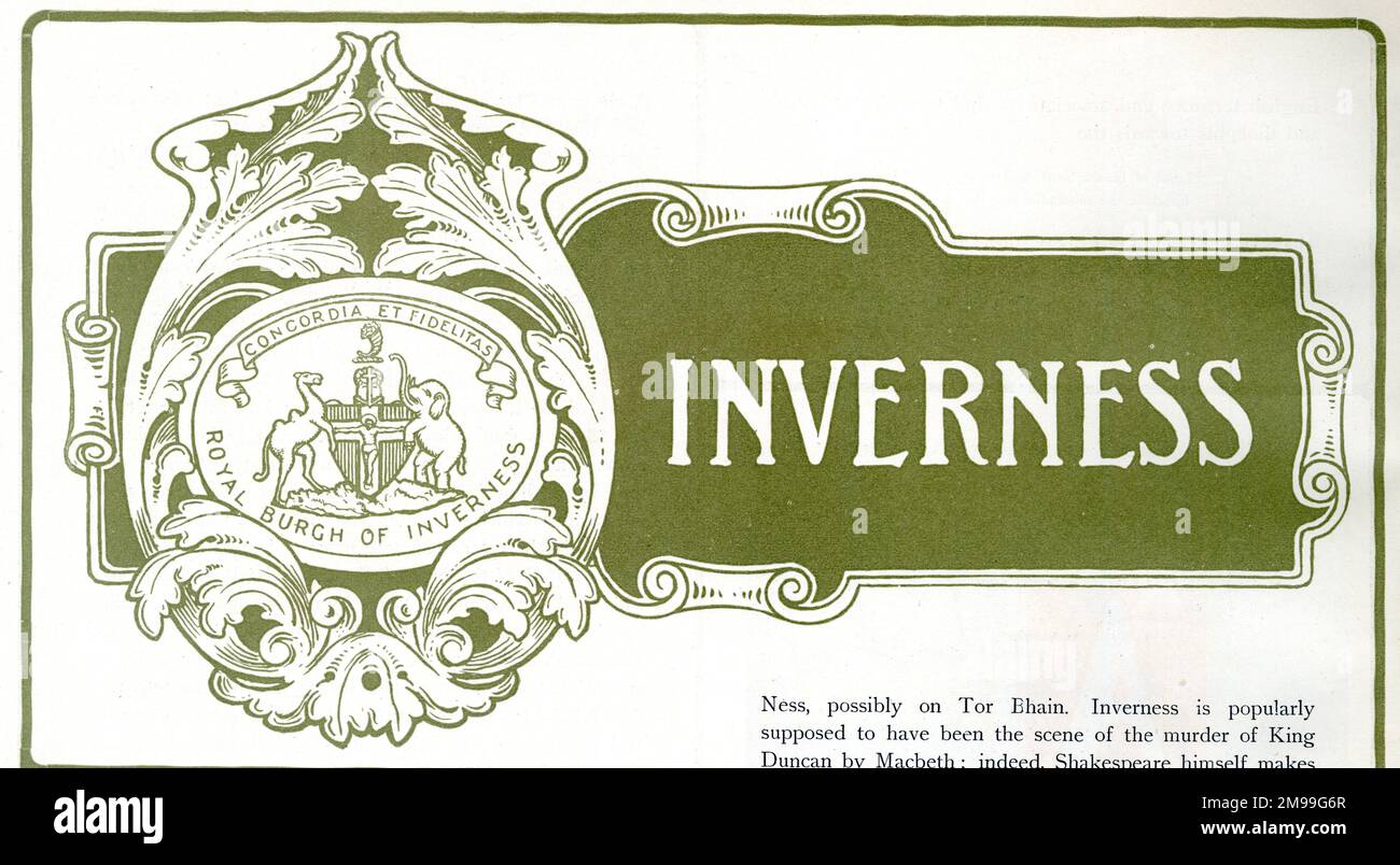 Design, Inverness, Scotland Stock Photo - Alamy