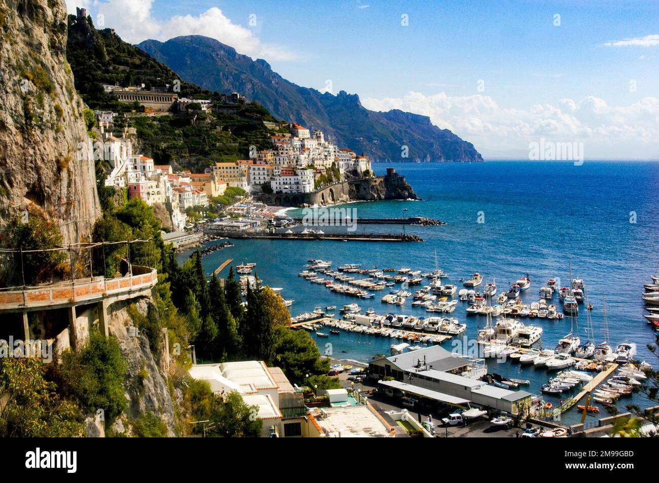 Amalfi Coast, one of Italy's most beautiful and famous coastlines and ...