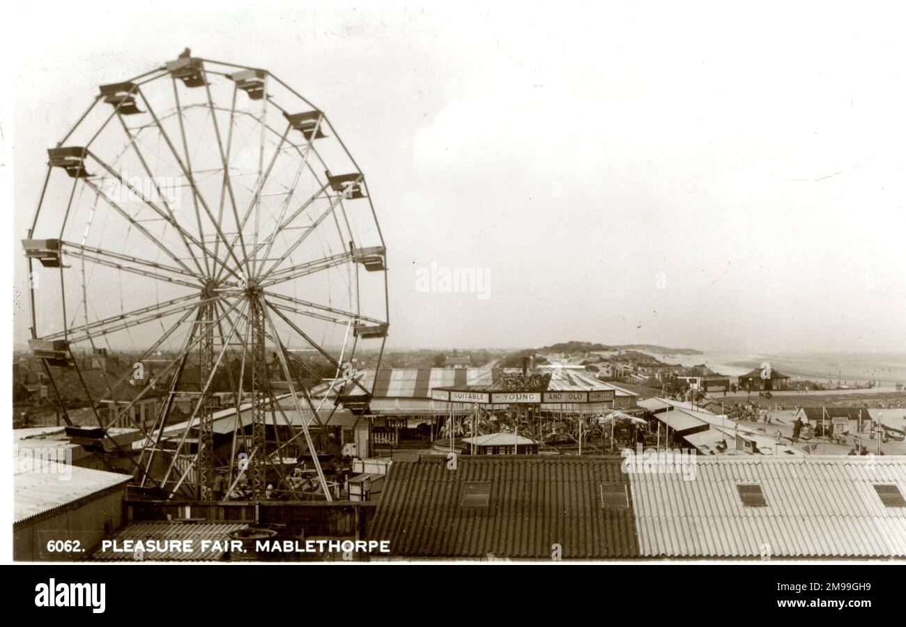Pleasure Fair, Mablethorpe, Lincolnshire Stock Photo - Alamy