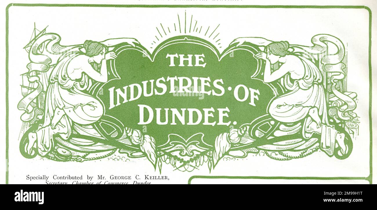 Design, The Industries of Dundee, Scotland Stock Photo - Alamy