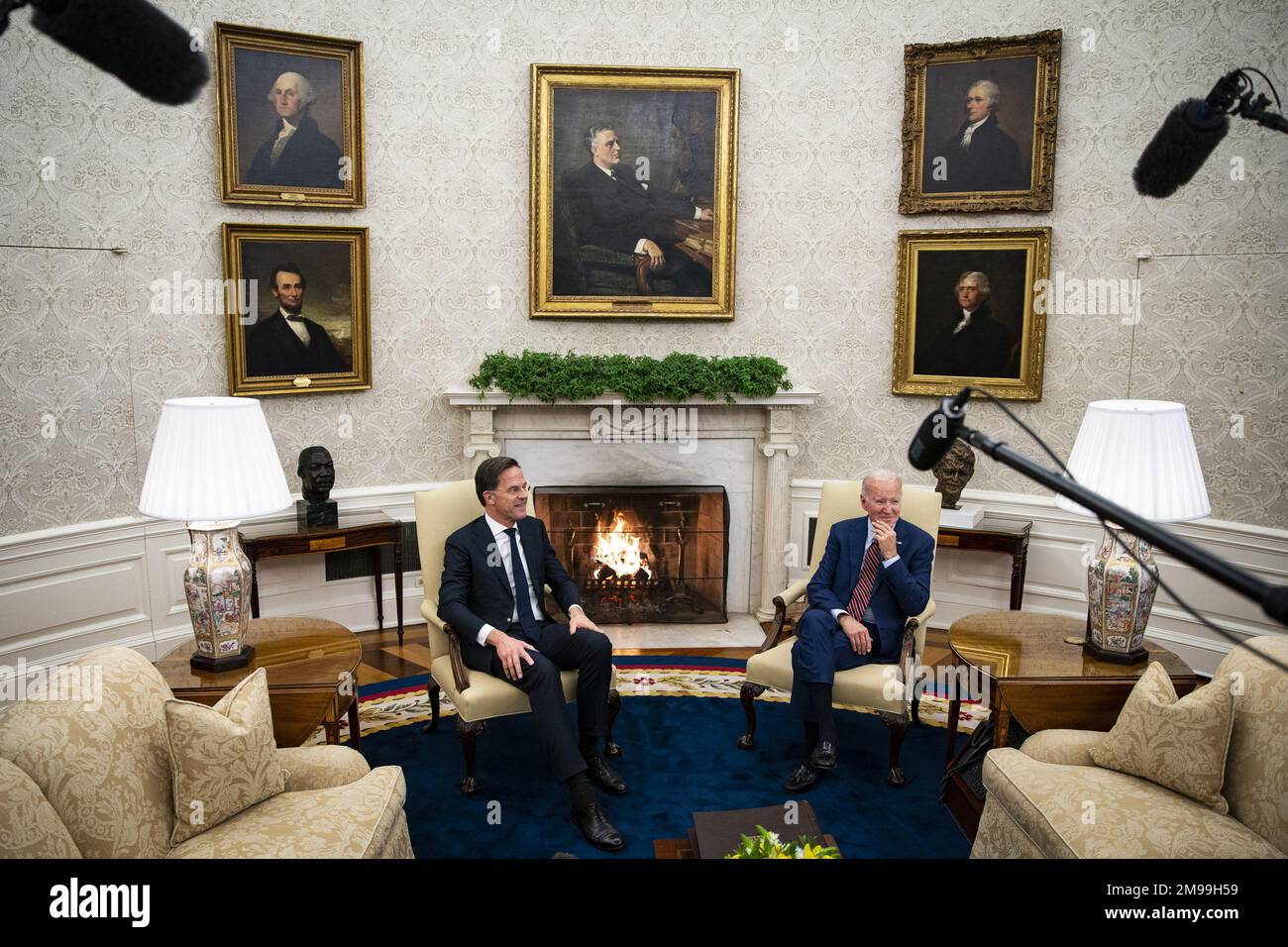 Washington, United States. 17th Jan, 2023. US President Joe Biden meets ...