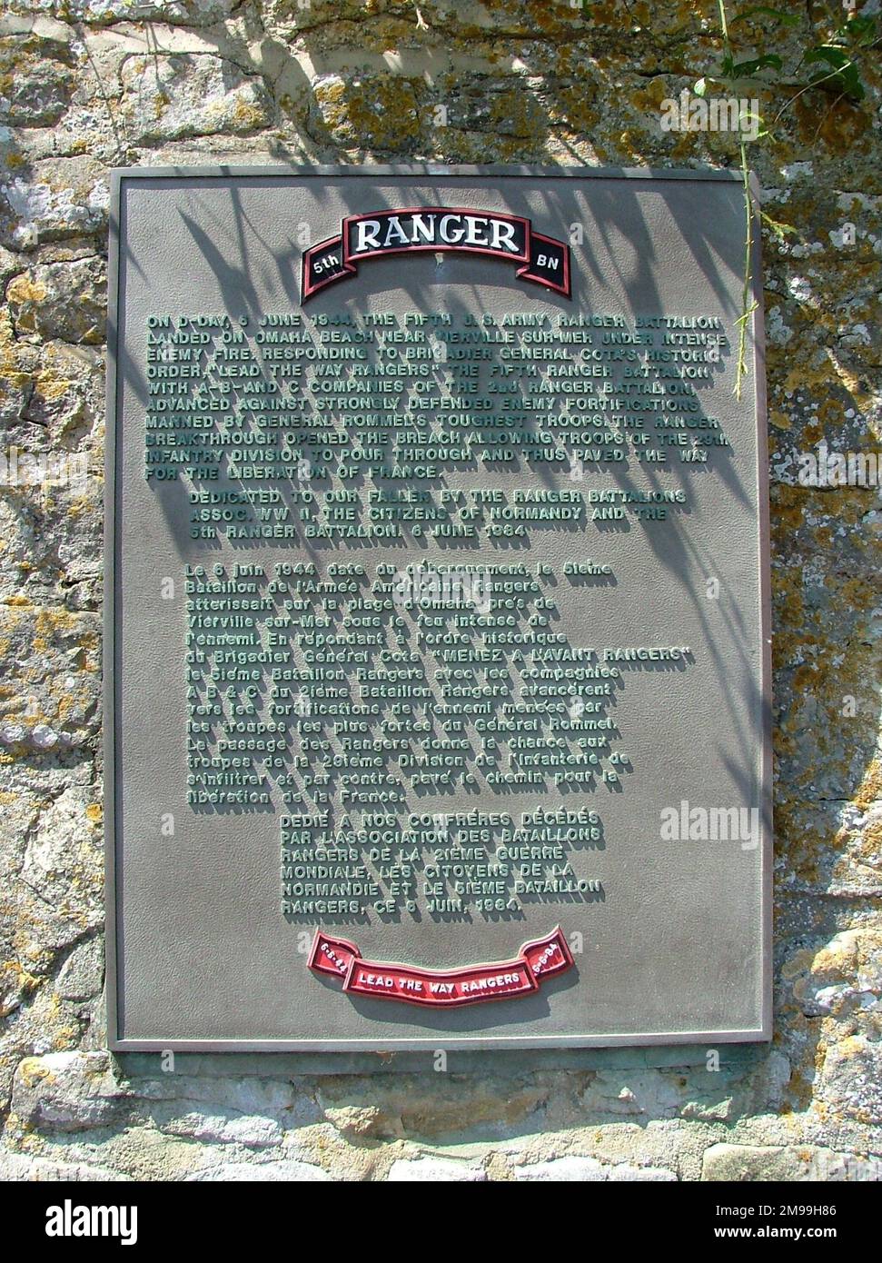 The two Ranger Battalions - the 2nd and the 5th - were commanded by ...