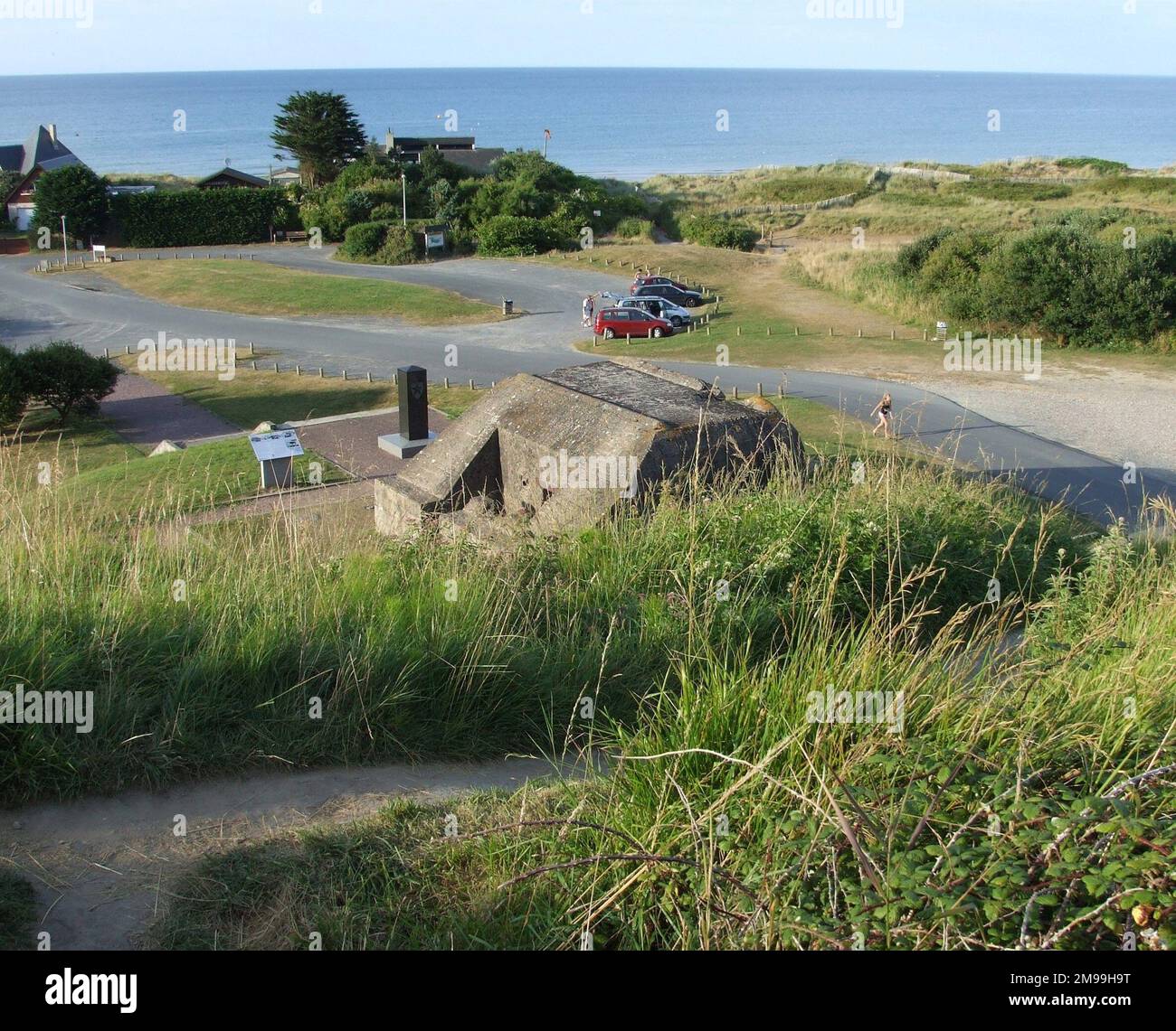 When the Americans landed on D Day they moved off the beach via a ...