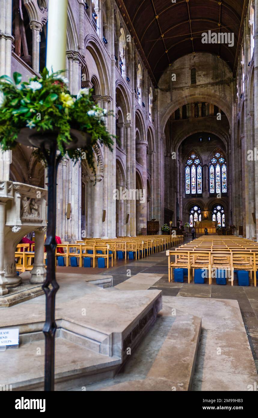 Romsey Abbey in Hampshire Stock Photo - Alamy