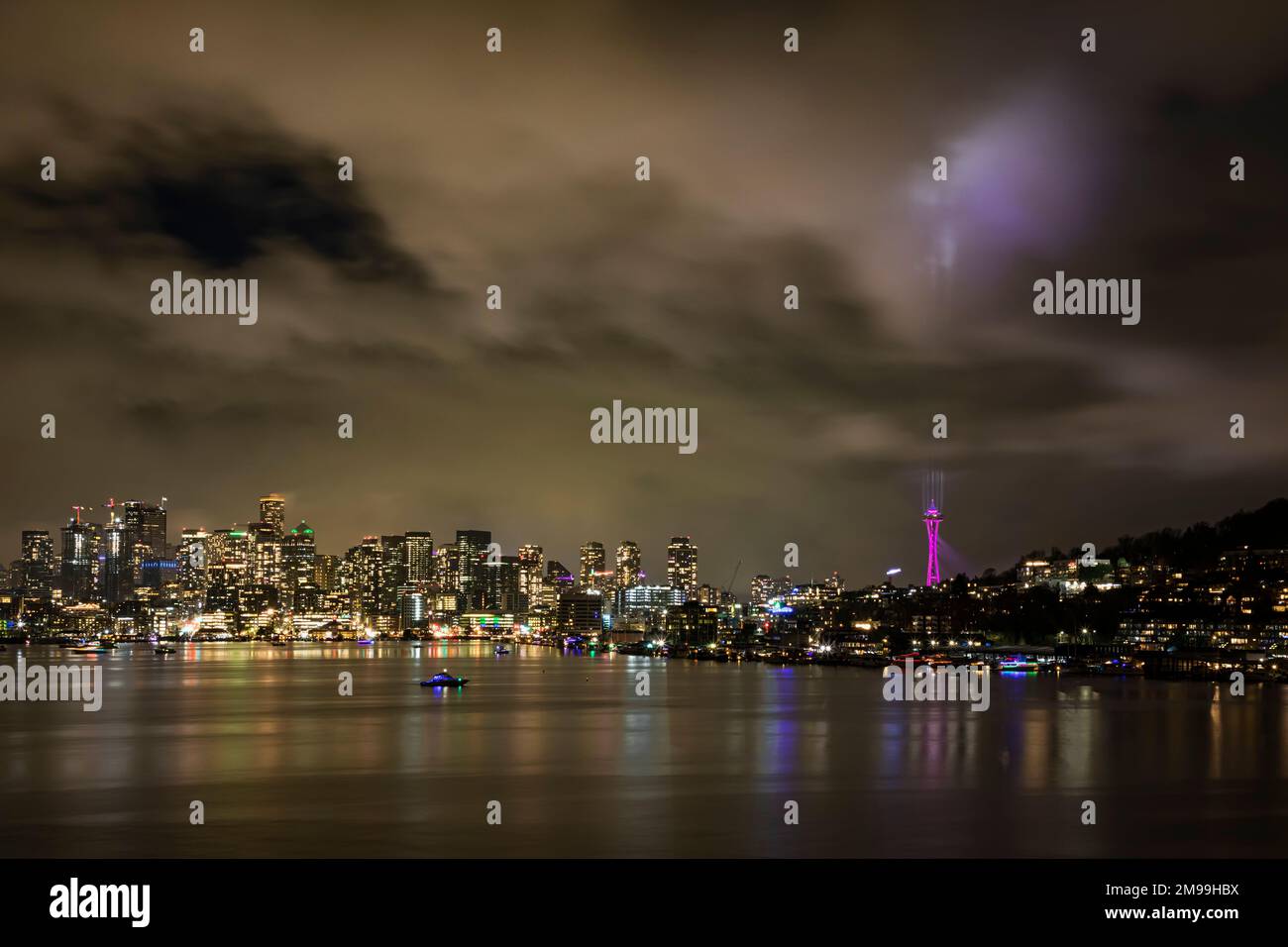 Colorfully lit boats hi-res stock photography and images - Alamy