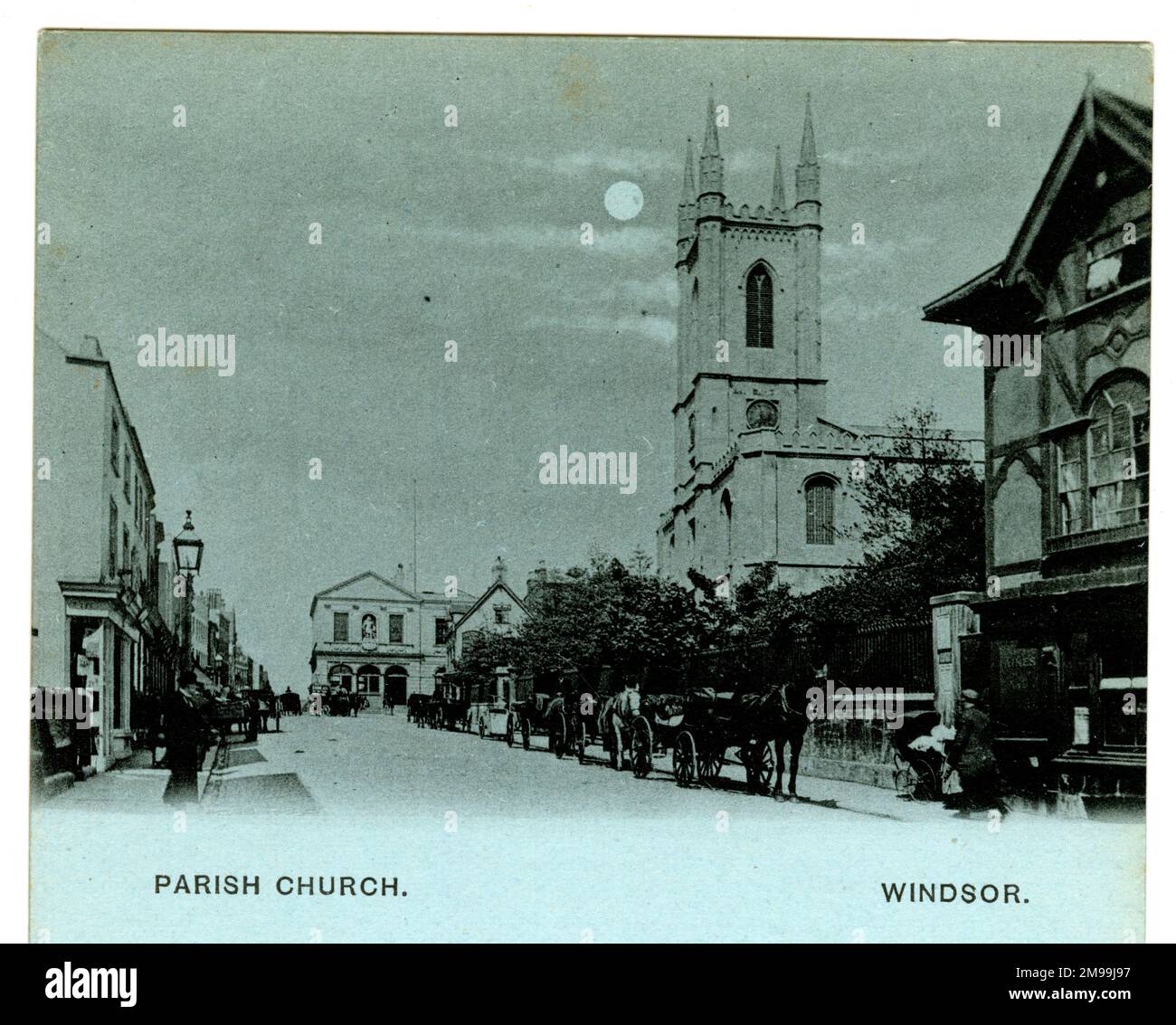 Parish church of St John the Baptist, Windsor, Berkshire Stock Photo ...