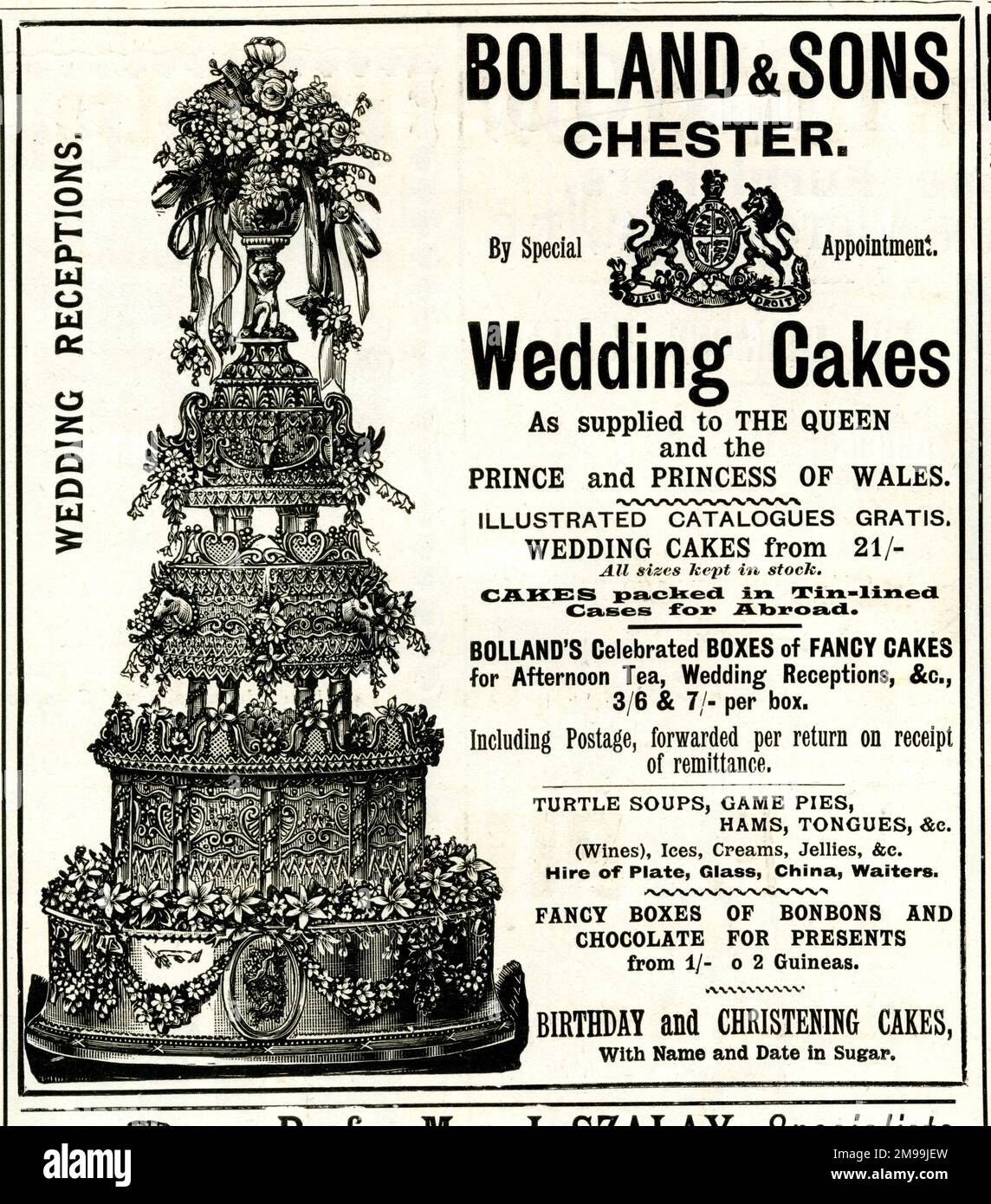 Royal wedding cakes queen hi-res stock photography and images - Alamy